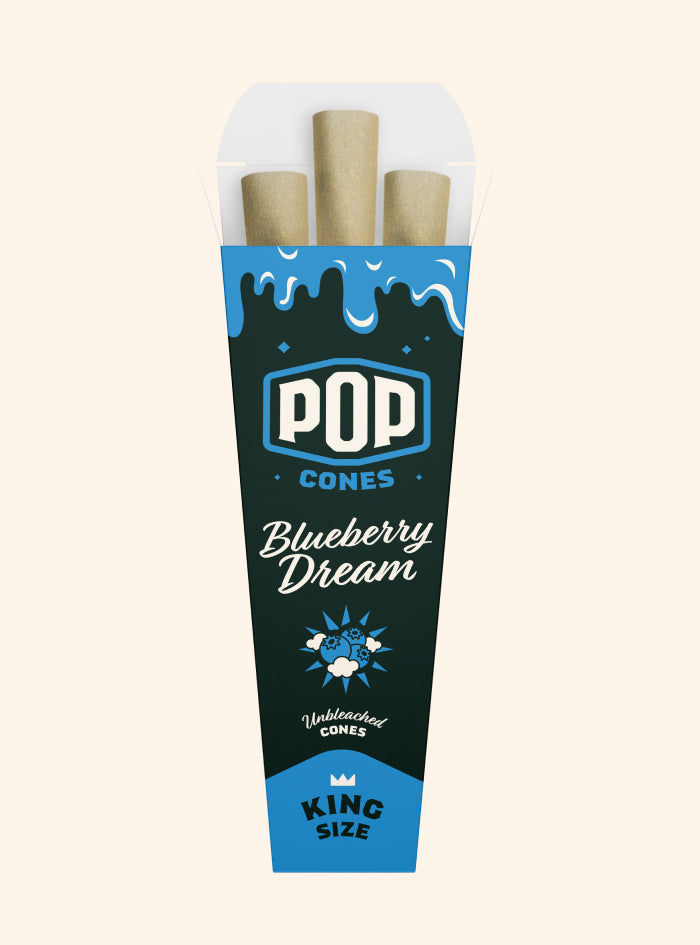 Blueberry Dream – Unbleached | POP CONES
