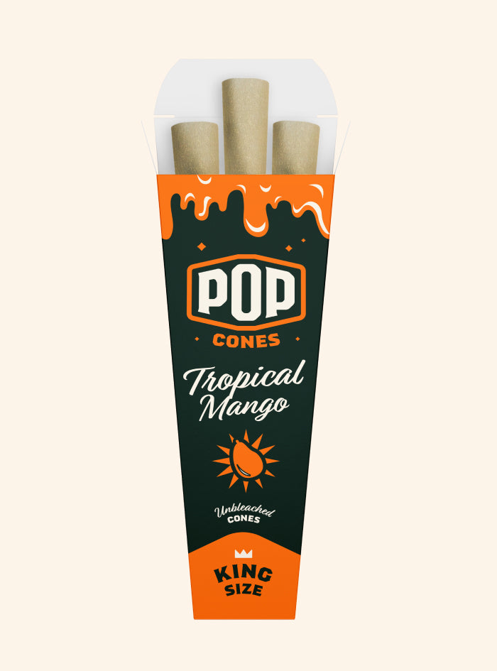 Tropical Mango – Unbleached | POP CONES