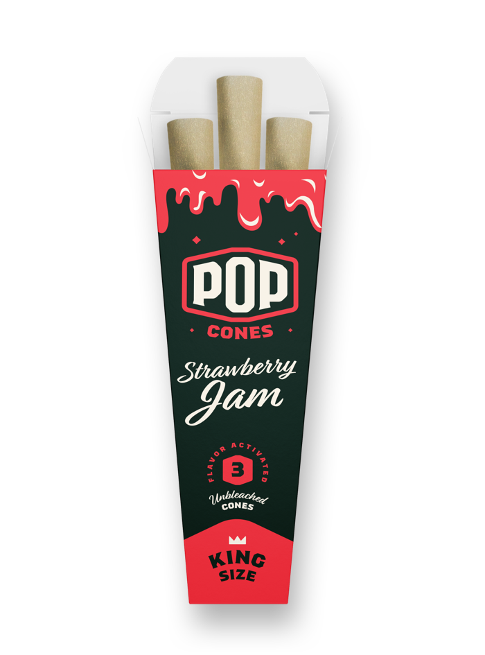 Strawberry Jam – Unbleached | POP CONES